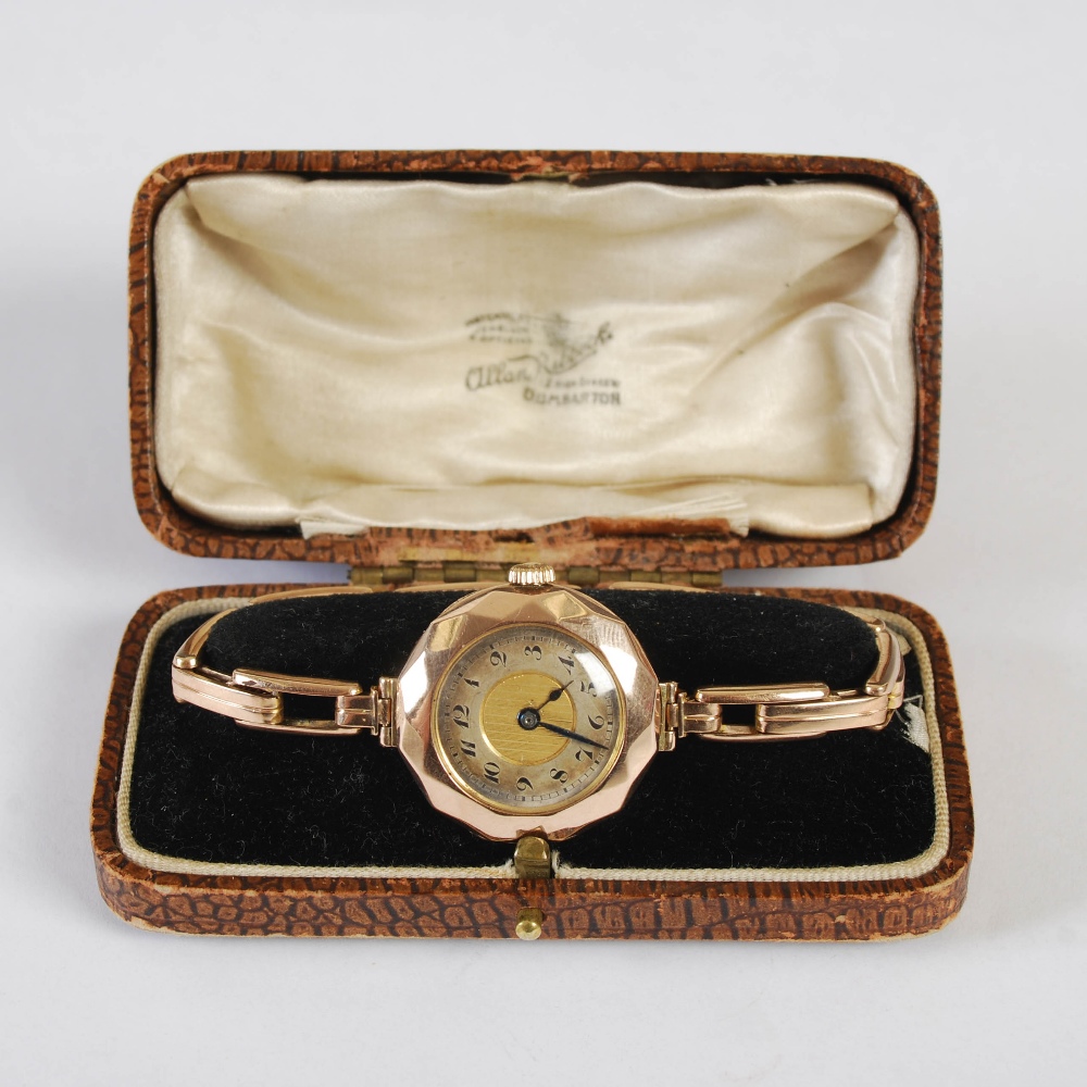 A vintage ladies 9ct gold Rolex wristwatch, London import hallmarks for ...