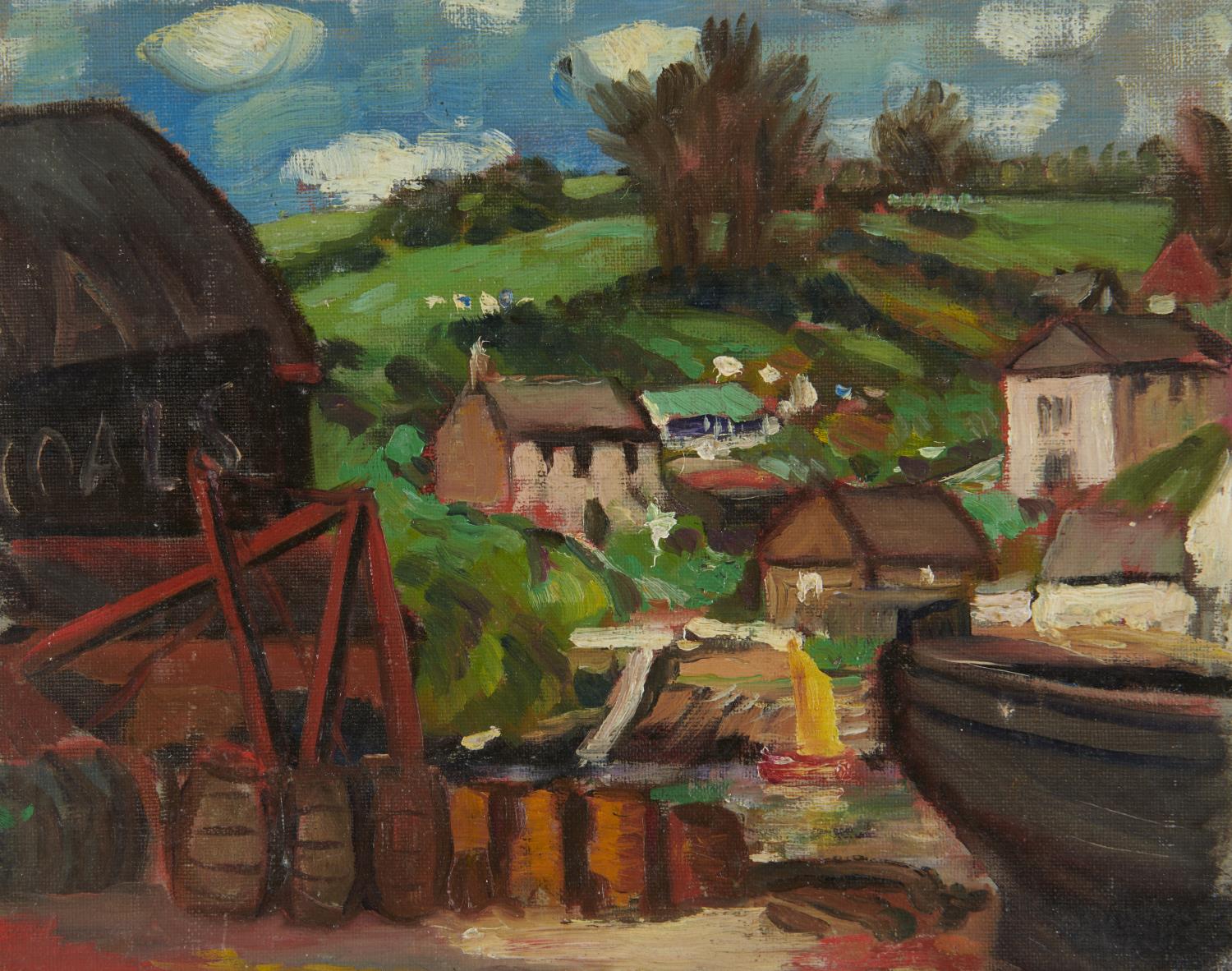 ALFRED HENRY ROBINSON THORNTON (1863-1939) BODINNICK CORNWALL; POINT ...