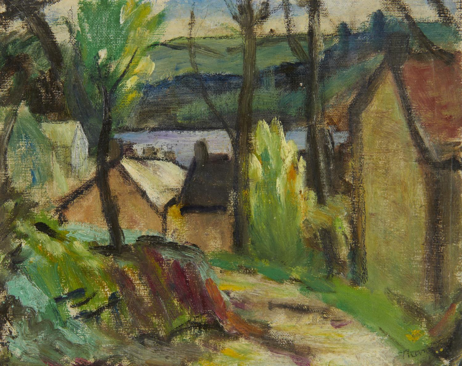 ALFRED HENRY ROBINSON THORNTON (1863-1939) BODINNICK CORNWALL; POINT ...