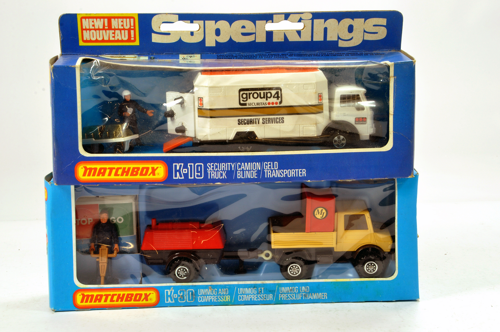 Matchbox Superkings No. K-19 Security Truck plus K-30 Unimog and ...