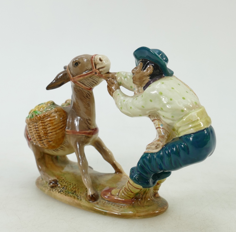 Beswick figure of Spaniard pulling Donkey: Beswick figure of Spaniard ...