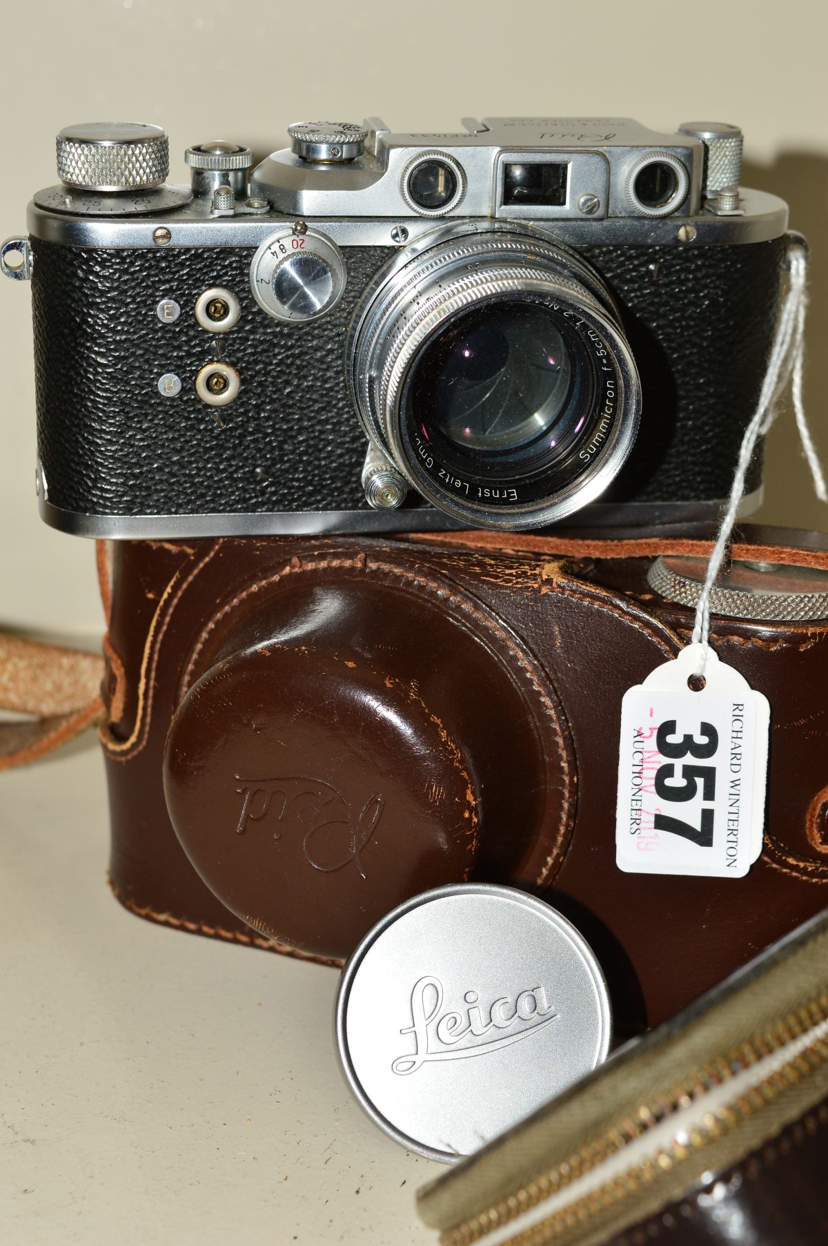 A REID & SIGRIST REID 3 RANGEFINDER CAMERA, fitted with a Leitz ...