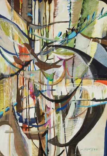 Derrick Latimer Sayer,British 1917-1992-Untitled (no. V), 1980;mixed ...