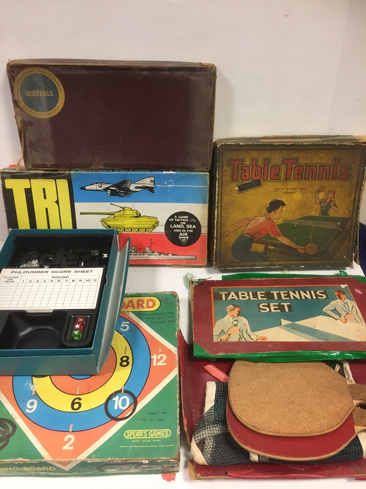 Large Collection of Vintage Games and Toys from 1930's, including ...