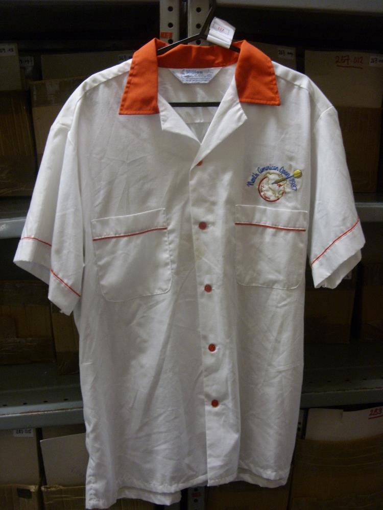 Darts, Eric Bristow, original match worn players shirt, for the 1987 ...