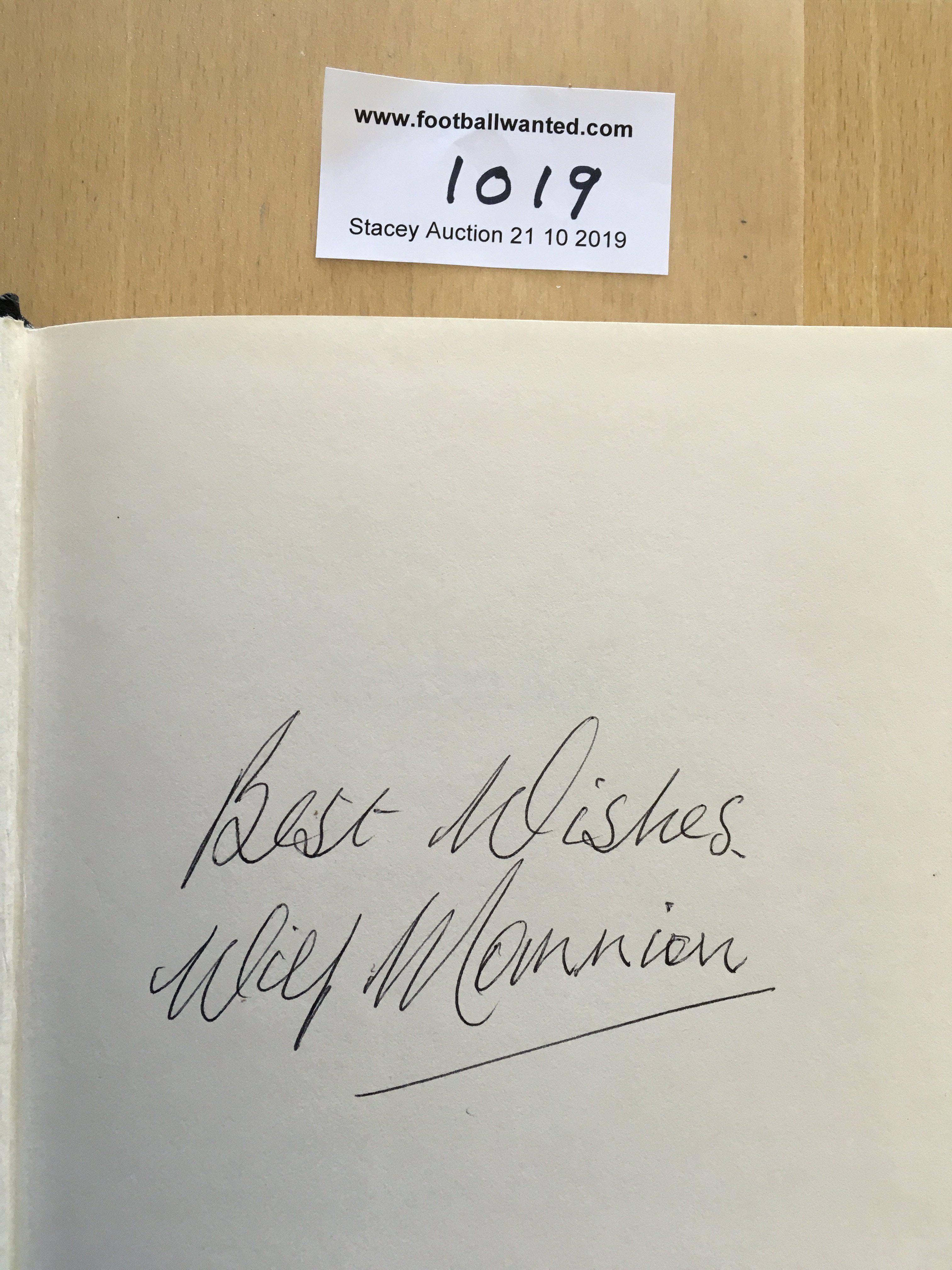 Wilf Mannion Middlesbrough England Signed Football Book: Golden Boy ...