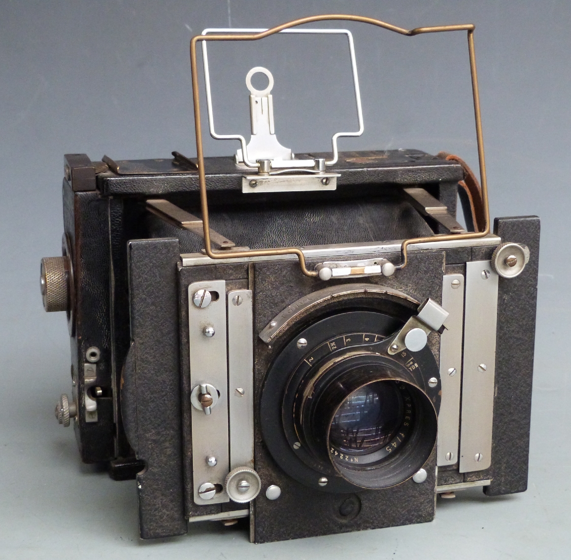 Van Neck, London large format press camera with Ross 6in Xpres f/4.5 ...