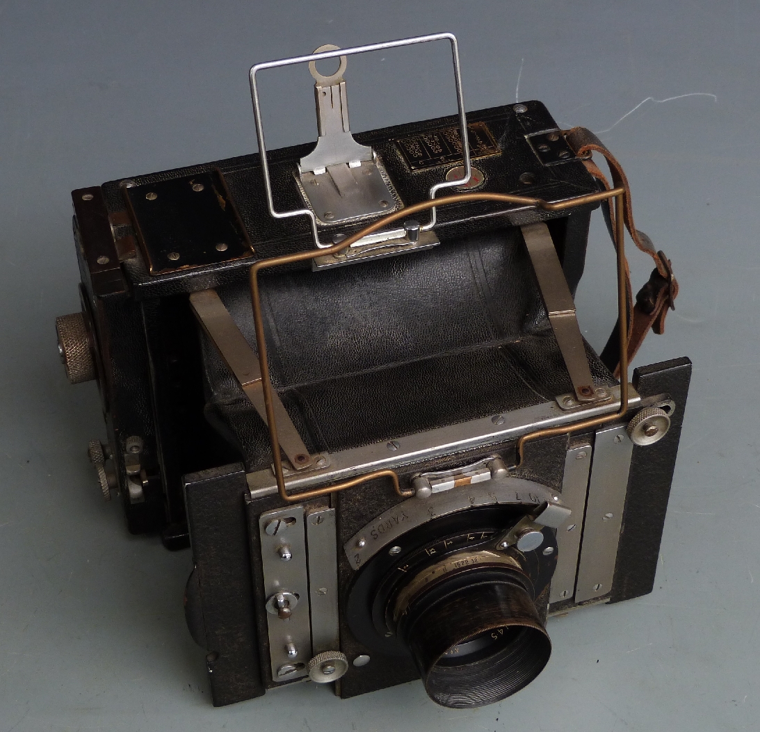 Van Neck, London large format press camera with Ross 6in Xpres f/4.5 ...