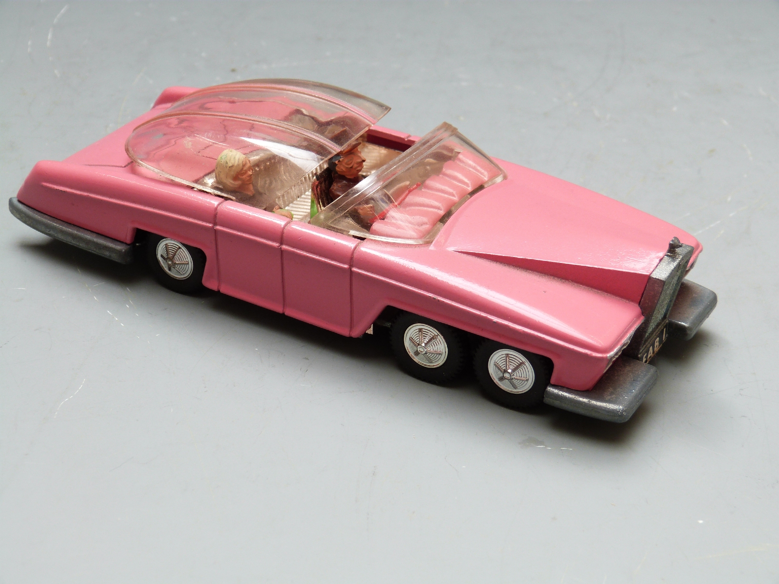 Dinky Toys diecast model Lady Penelope's FAB1 with pink body and Parker ...