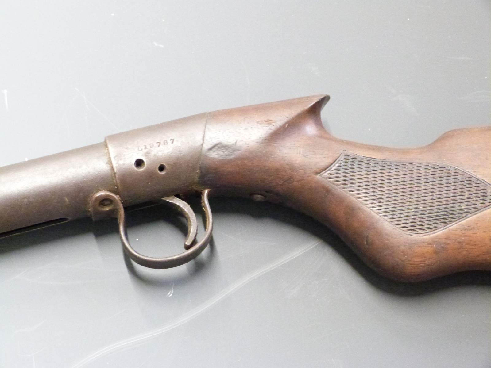 BSA Lincoln Jeffries style .177 tap action under lever air rifle with ...