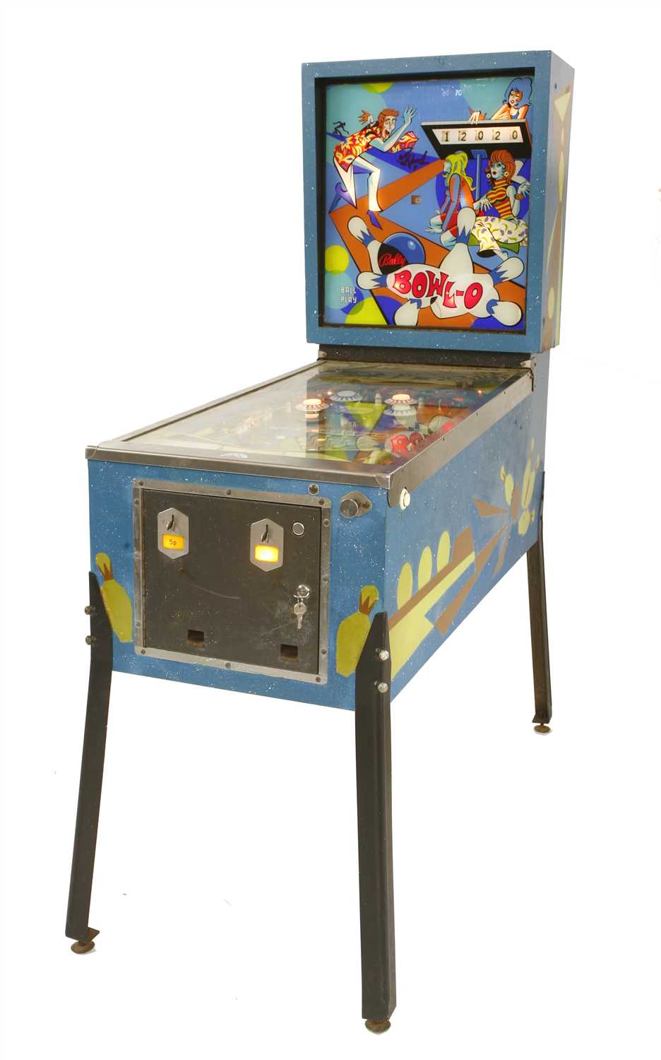 A Bally 'Bowl-O' pinball machine, c.1970, for Bally Manufacturing ...