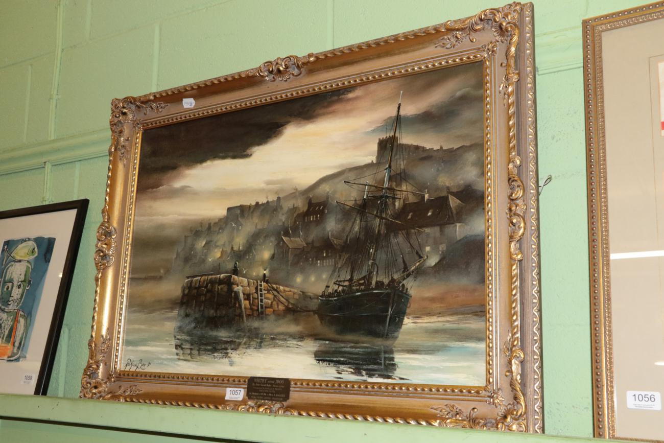 Peter Gerald Baker (20th century) Whitby, signed oil on canvas, 50cm by ...