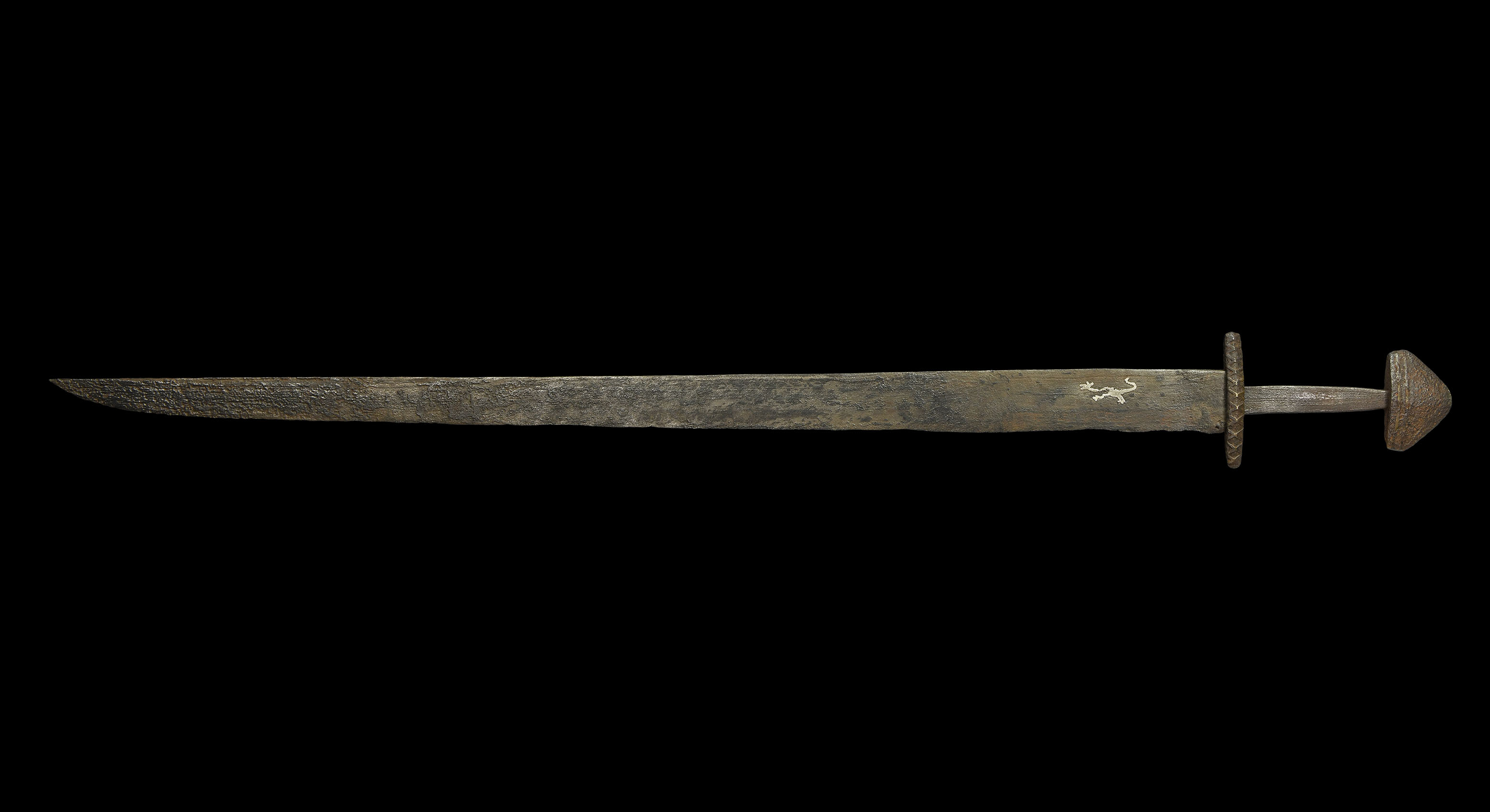 9th-early 10th century AD. A rare single-edged Viking Sword of C type ...