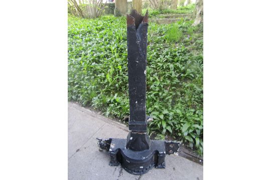 A reclaimed Victorian gothic revival cast iron drain water hopper ...