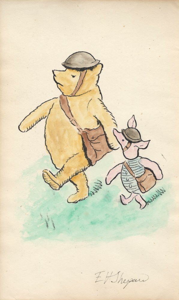 Ernest Howard Shepard (British, 1879 - 1976). "Winnie the Pooh and ...