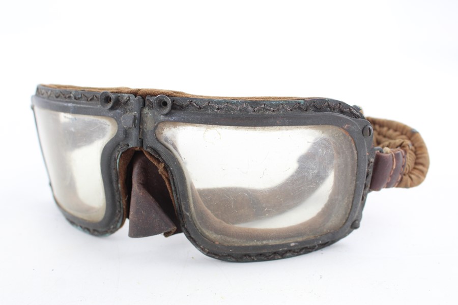 WW2 Era RAF Flying goggles with original strap