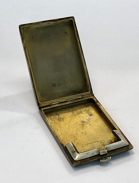 Vintage Hallmarked 1926 Birmingham STERLING SILVER Matchbox Case
