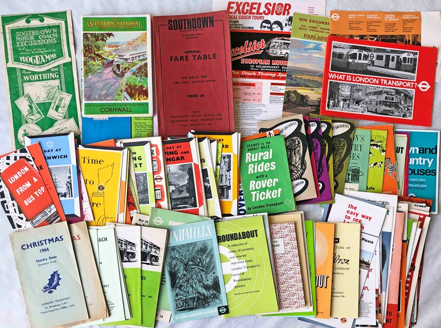 Large quantity (100+) of mainly 1960s-70s London Transport publicity ...