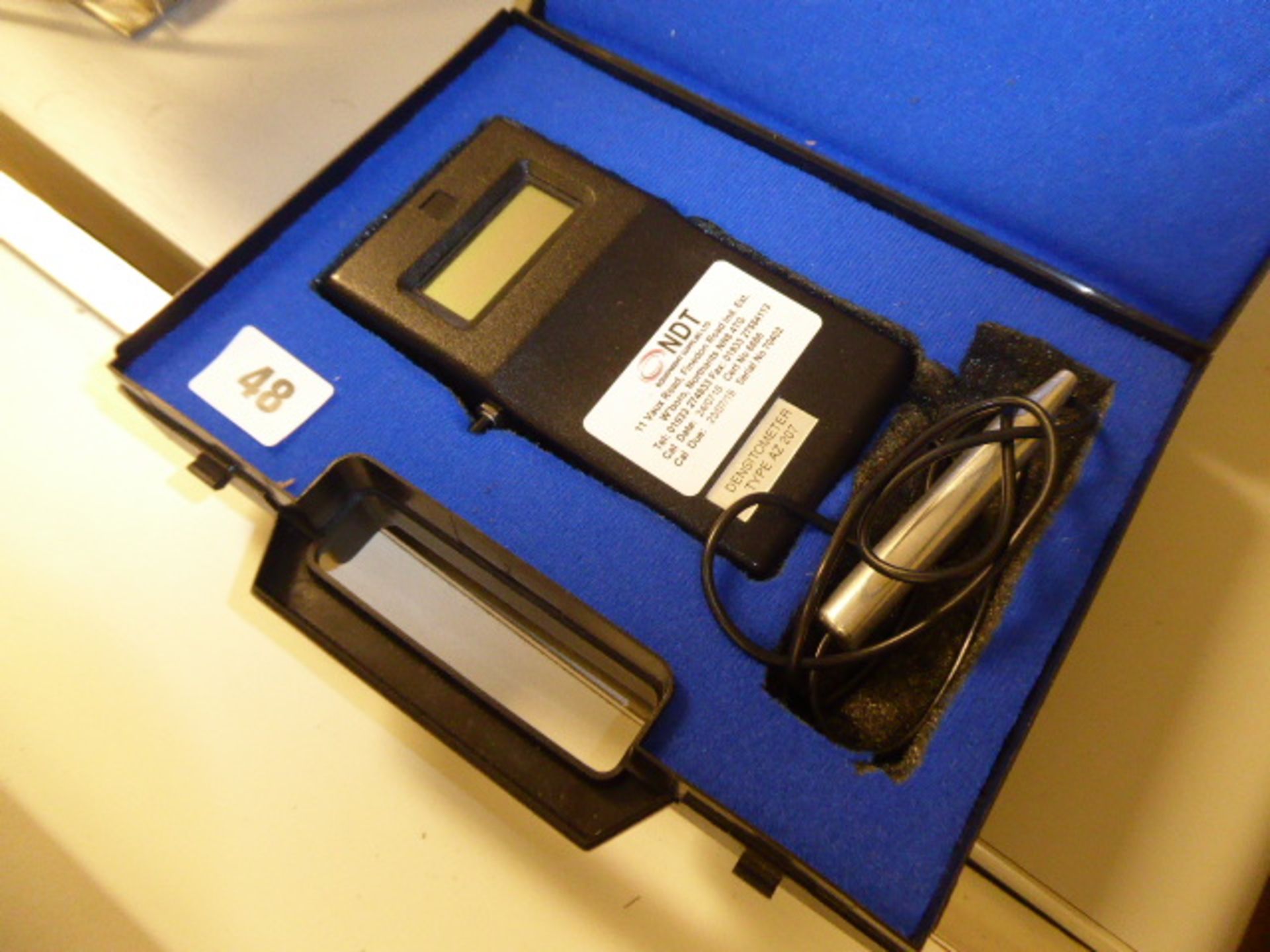 NDT equipment densitometer AZ207 digital densitometer with case and probe