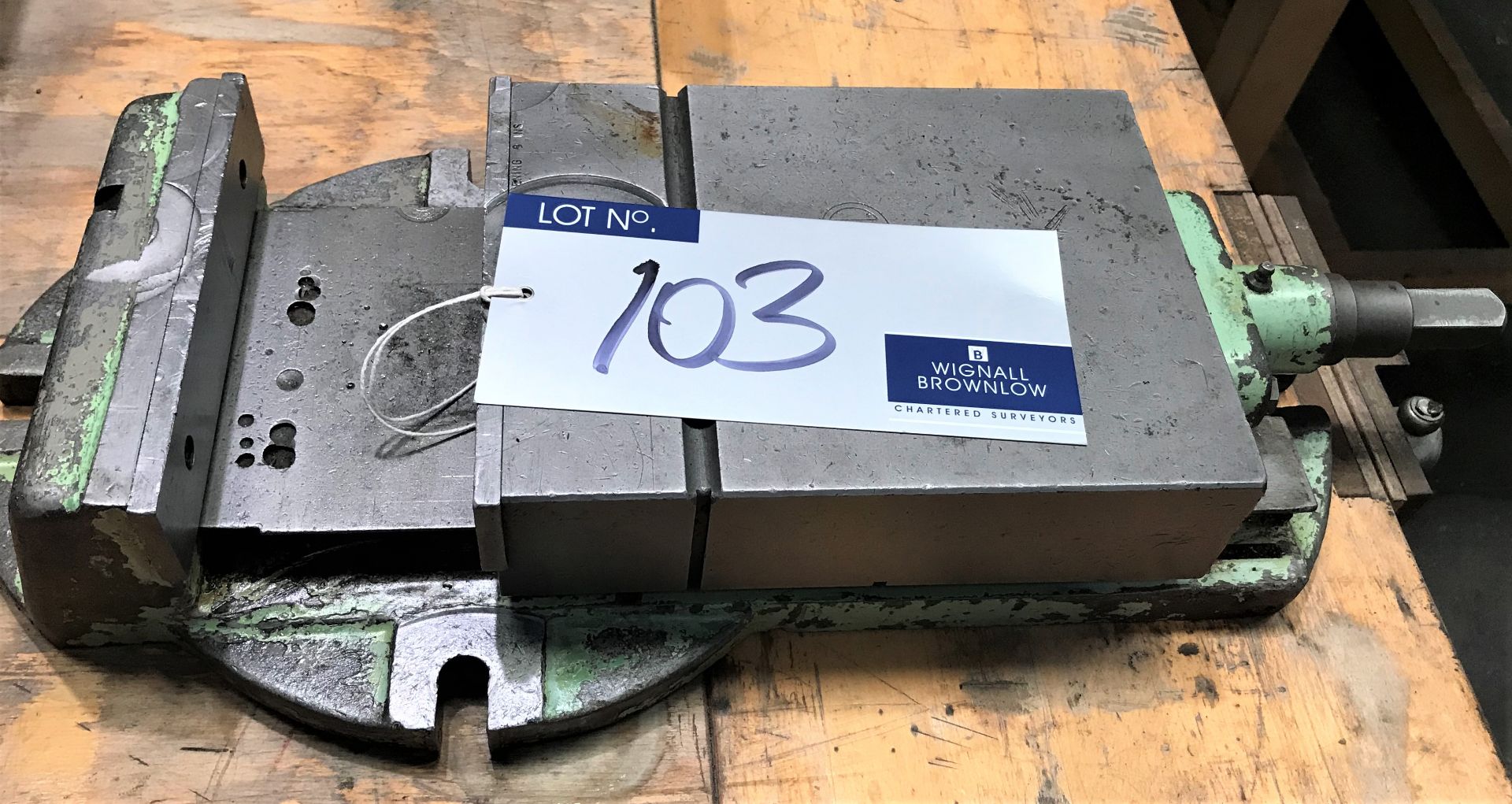 An Abwood 8in Machine Vice.