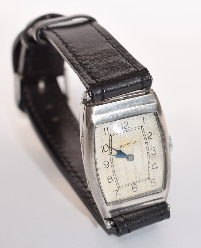 Very Rare Silver Autorist Automatic Watch By John Harwood For Fortis ...