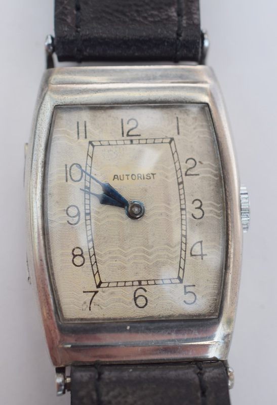 Very Rare Silver Autorist Automatic Watch By John Harwood For Fortis ...