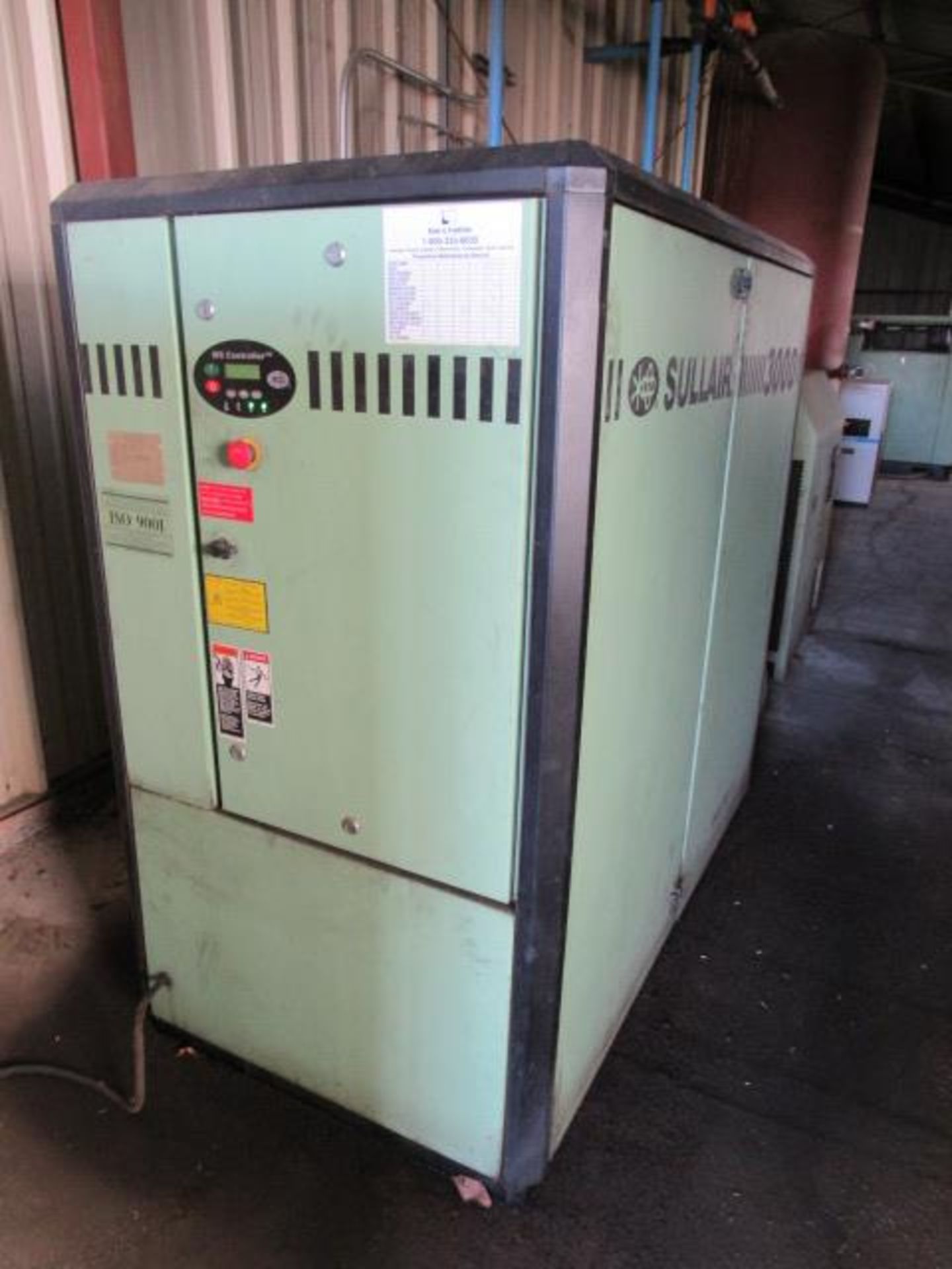 Sullair Model 3009/A 40 HP Rotary Screw Air Compressor with 125 PSIG ...
