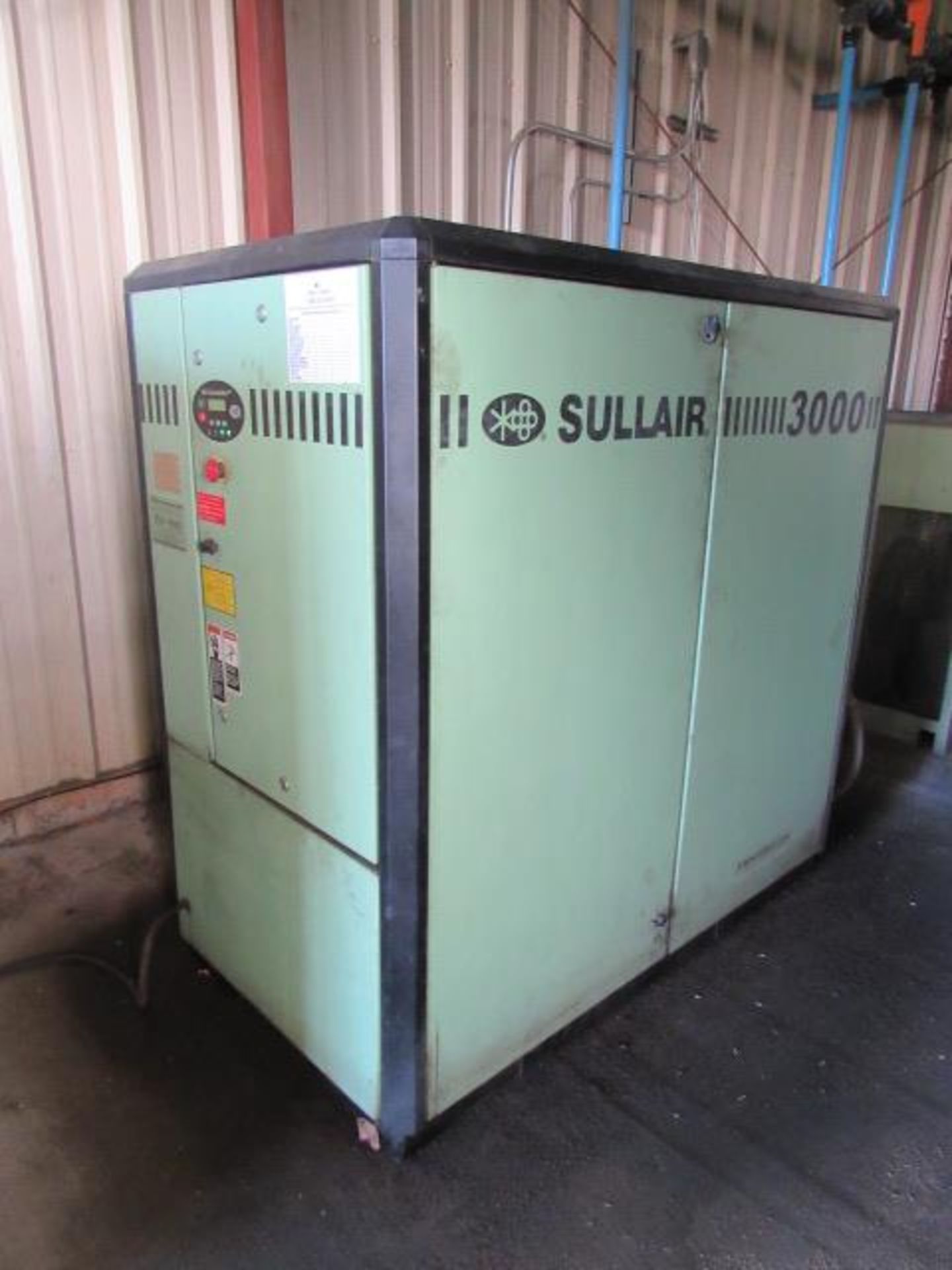 Sullair Model 3009/A 40 HP Rotary Screw Air Compressor with 125 PSIG ...