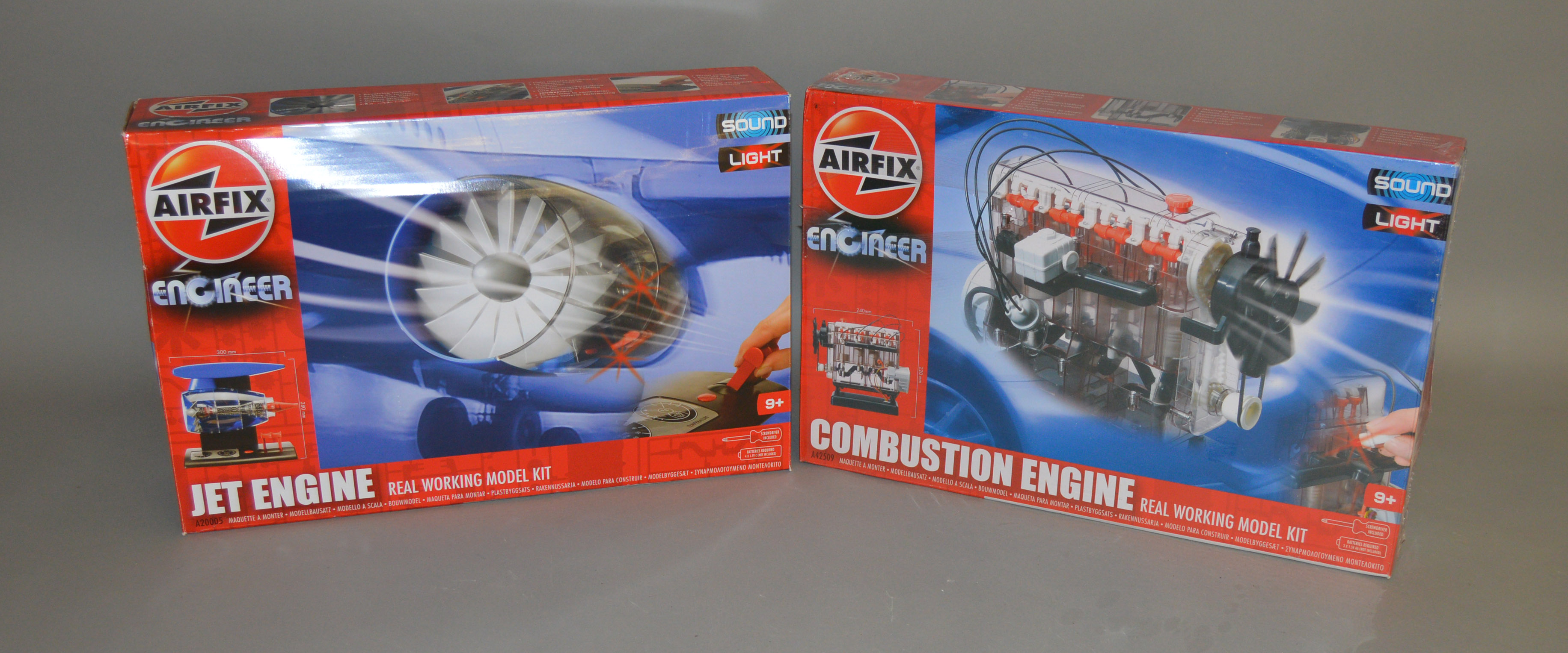 2 boxed Airfix kits; #A42509 Combustion Engine (still sealed in box ...
