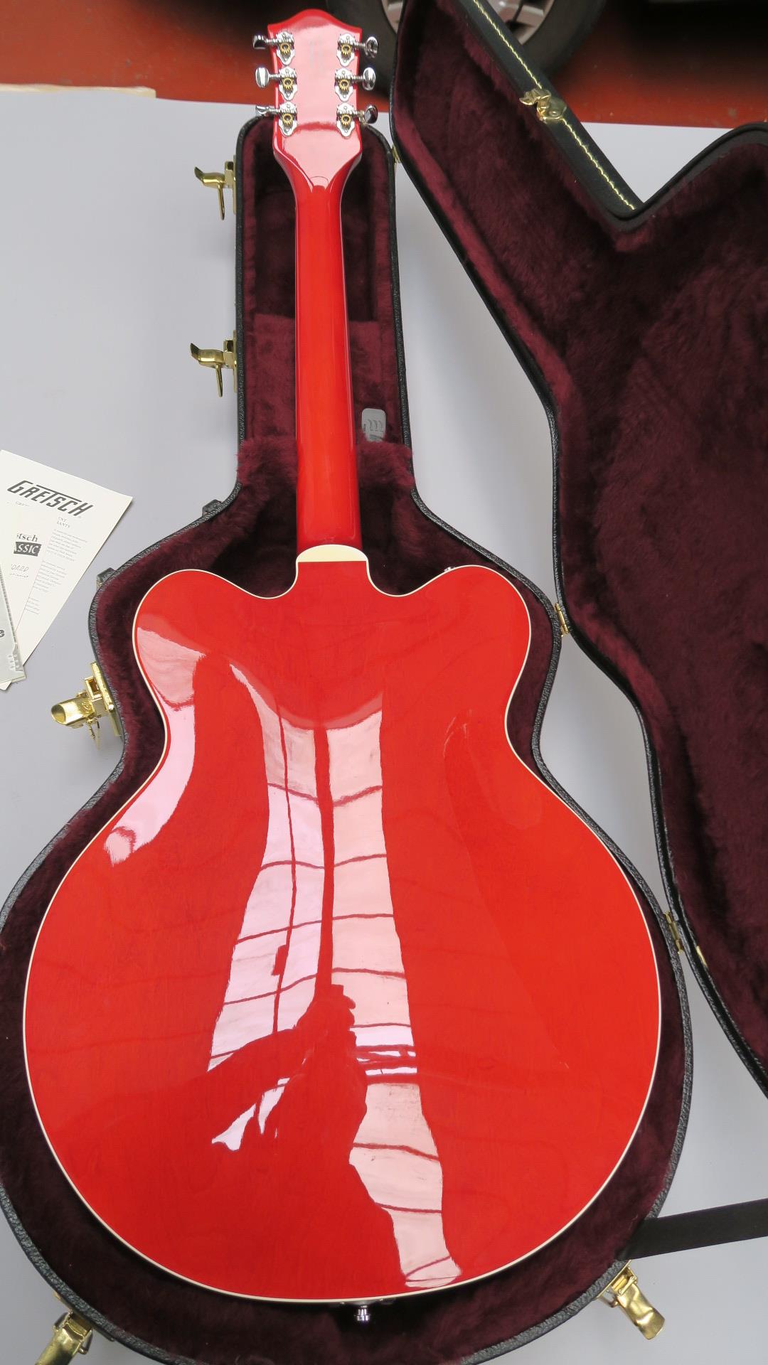 Gretsch Black Panther G6137TCB-FSS Cherry Red Electric Guitar U.S. PAT ...
