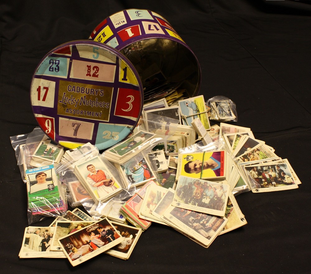 Advertising - a 1950s Cadbury's Lucky Numbers tin containing assorted ...