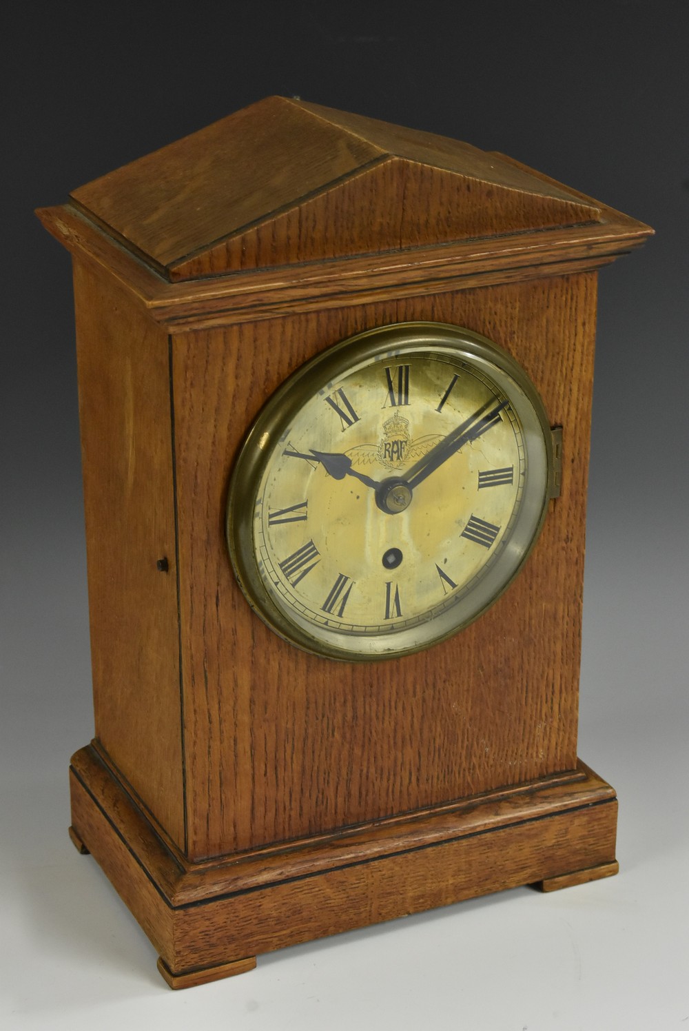 Military Aviation - an early 20th century oak RAF officer's mess mantel ...