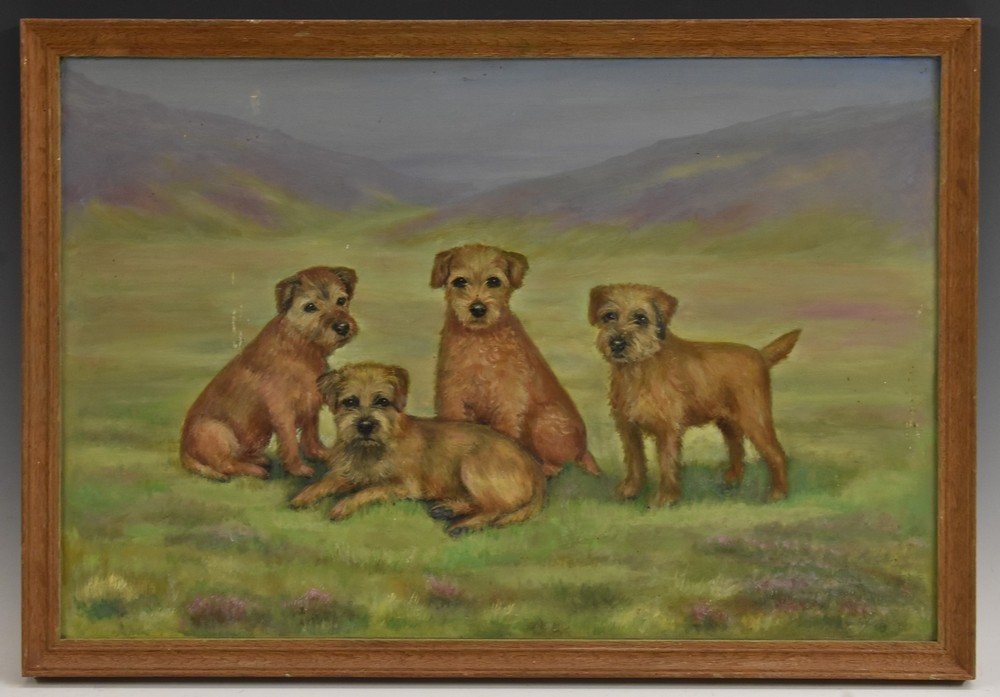 In the Style of Earl Maud'Linnet, Lucy, Lorna, and Lark, Four Border ...