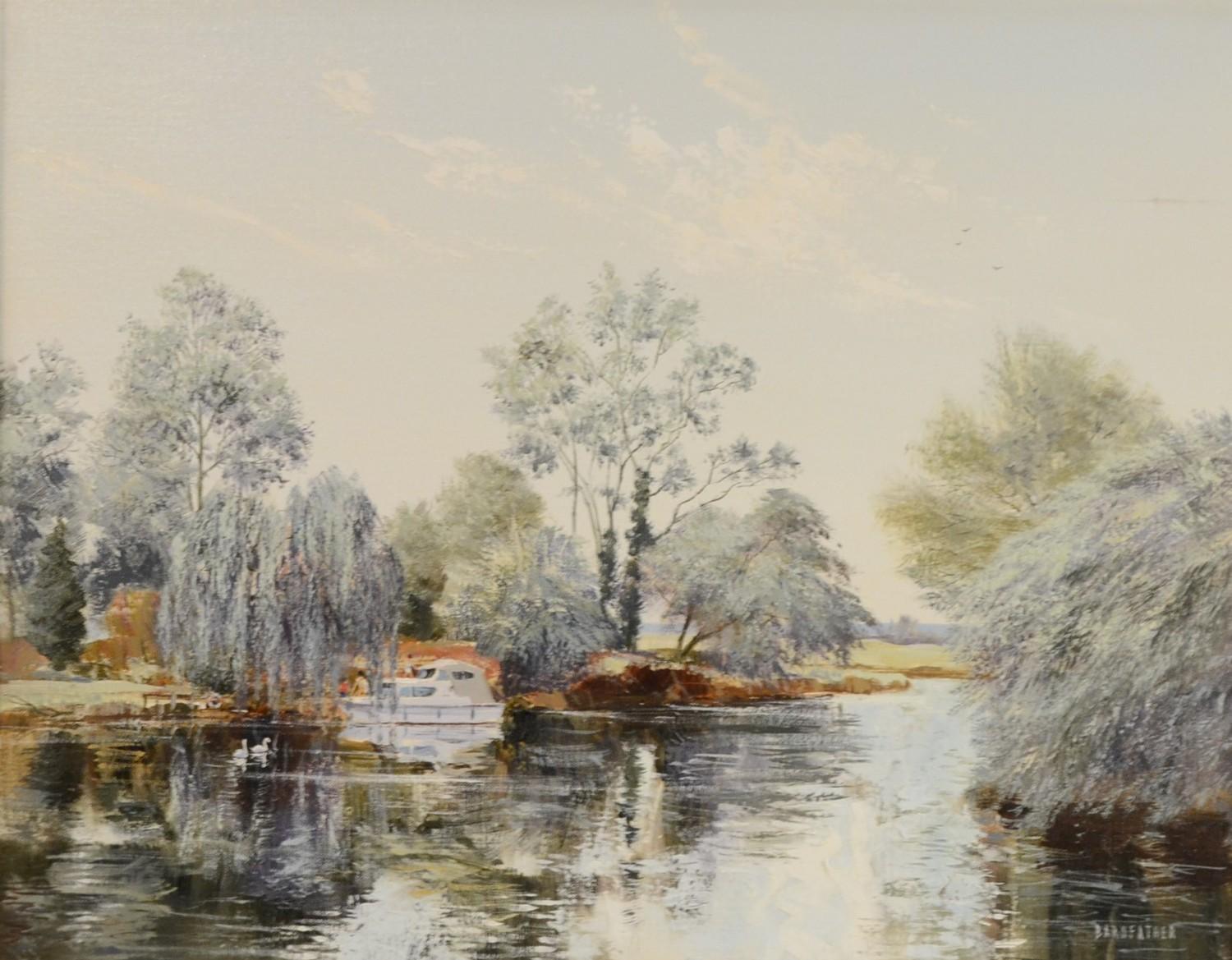 Michael Barnfather (b. 1934) Making Ready, Welford on Avon signed, oil ...