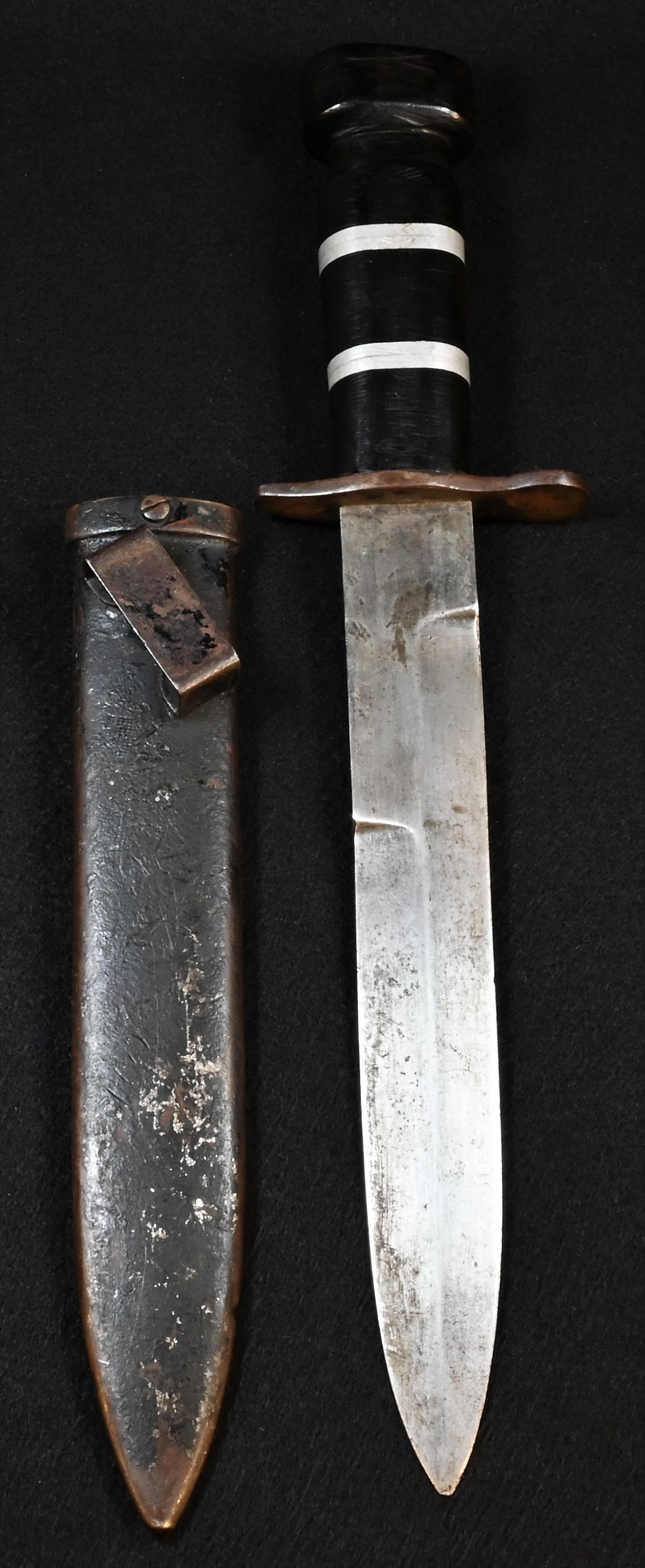 An Italian Fascist M.V.S.N. Blackshirt paramilitary dagger, 20.6cm ...