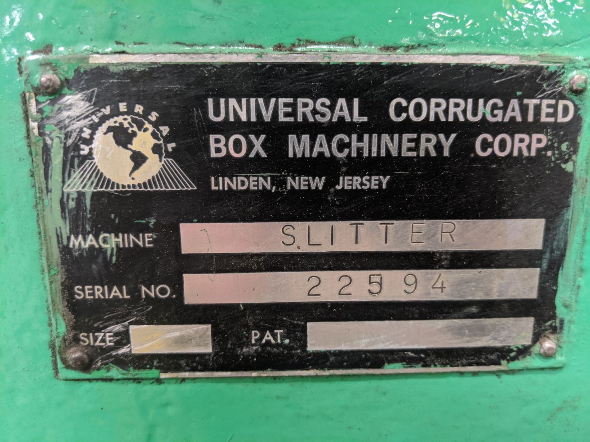 Universal Corrugated Box Machinery Four-Bar Slitter Scorer, (Loc. Santa ...