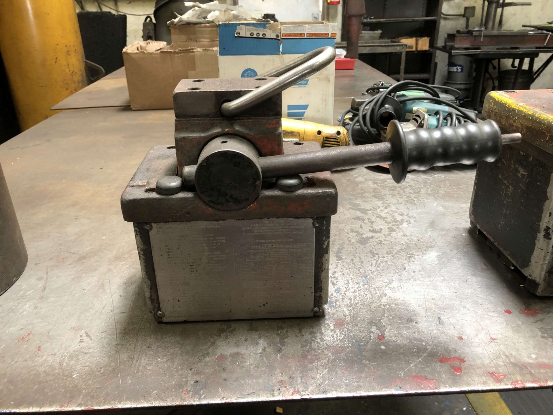 OS Walker CM-1 Toter Permanent Lift Magnet, Rated Lift Capacity: 0 ...