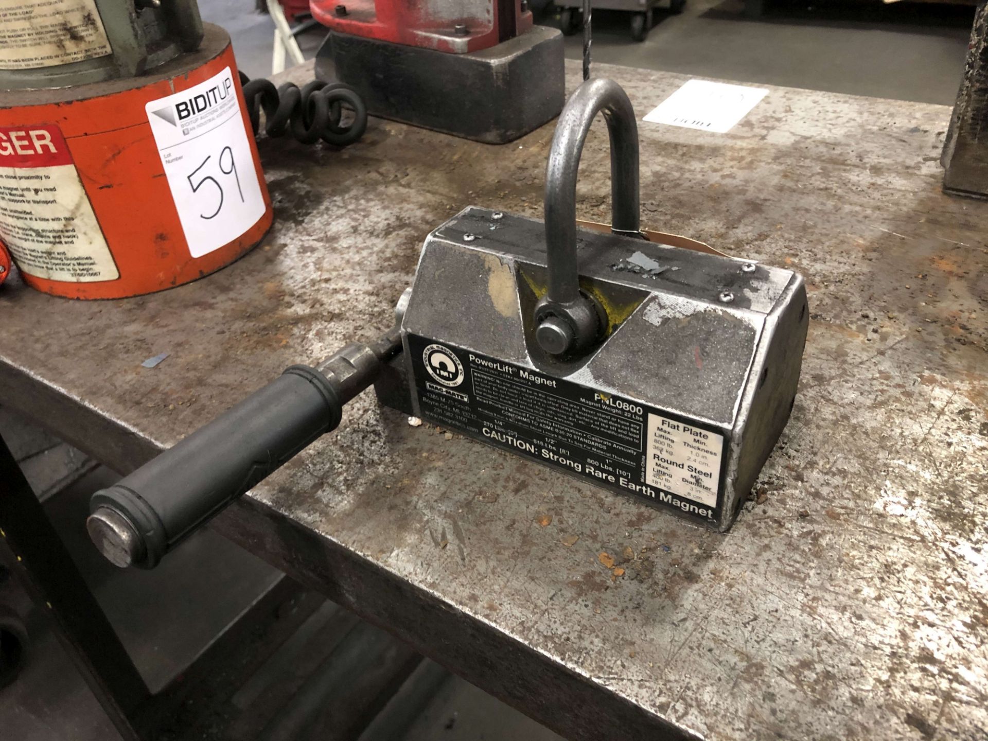 Mag-Mate PNL0800 Powerlift Magnet, Rated Lifting Capacity: 0-800 Lbs ...