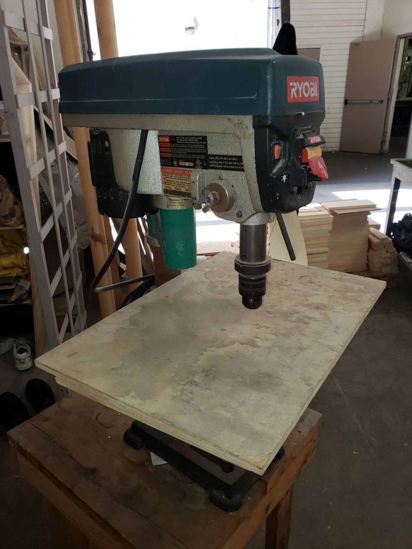 { Choice of lots: 130, 131 } Ryobi DP102L 10" Drill Press w/Laser 120V ...