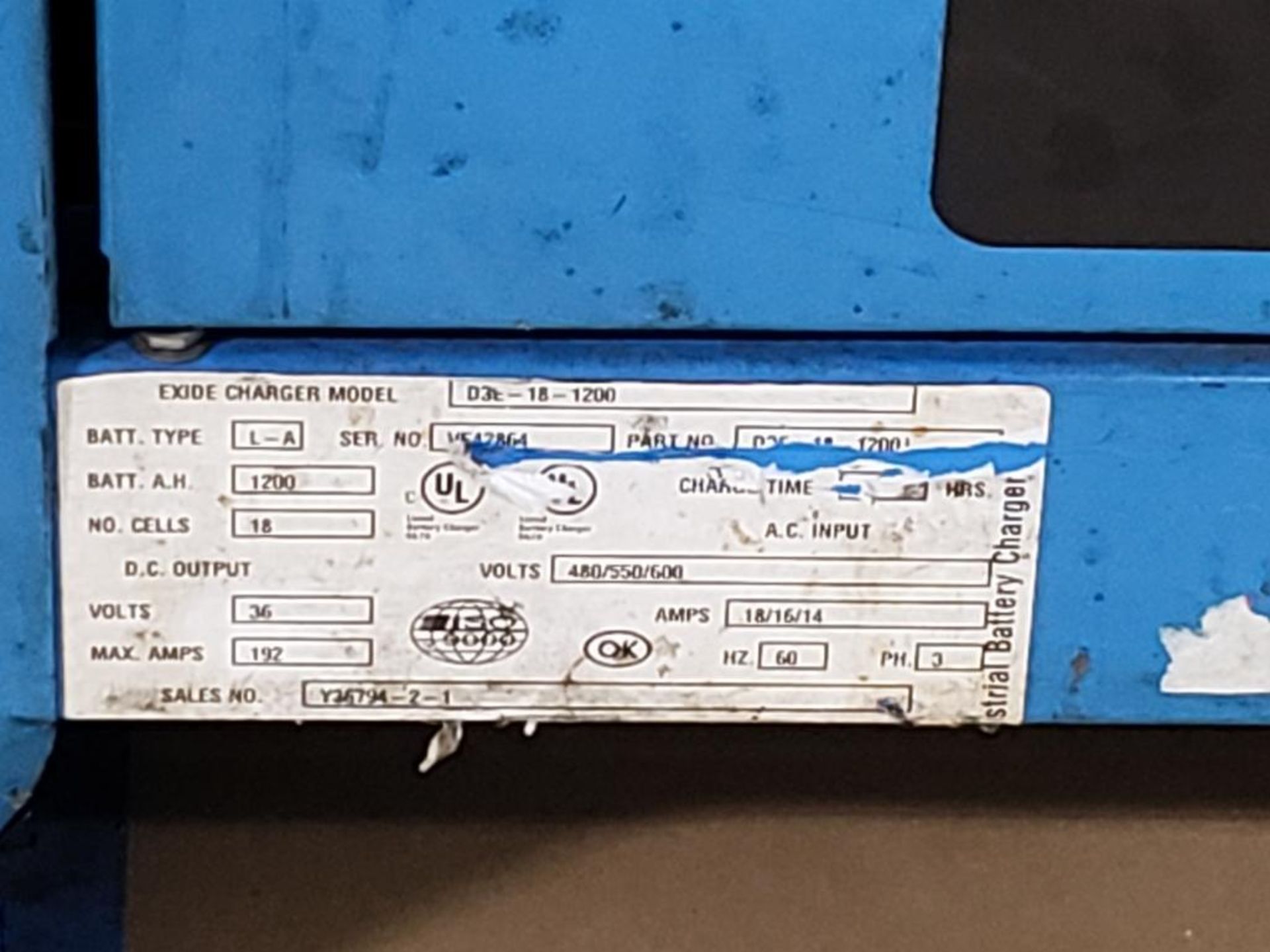 4800lb Clark electric forklift model ECX25. 3 stage 189 inch lift ...