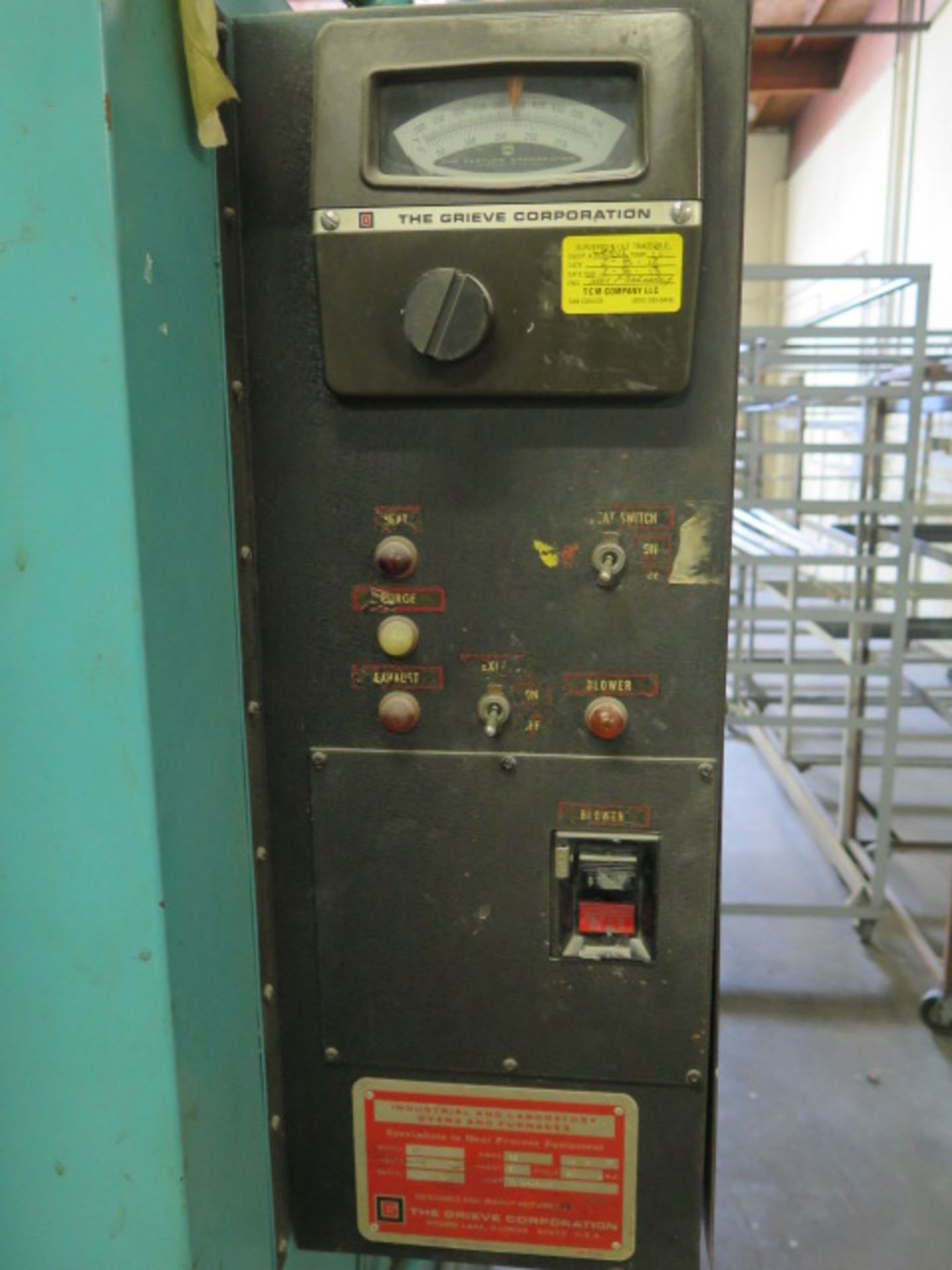 Grieve TA-500 Electric Industrial Oven s/n 55267 w/ Grieve Controls