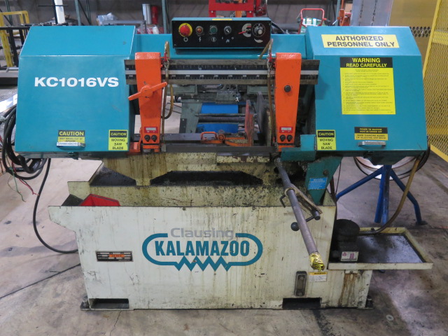 2012 Clausing / Kalamazoo KC1016VS 10” Vertical Band Saw s/n 101107380 w/ Manual Clamping, Work S