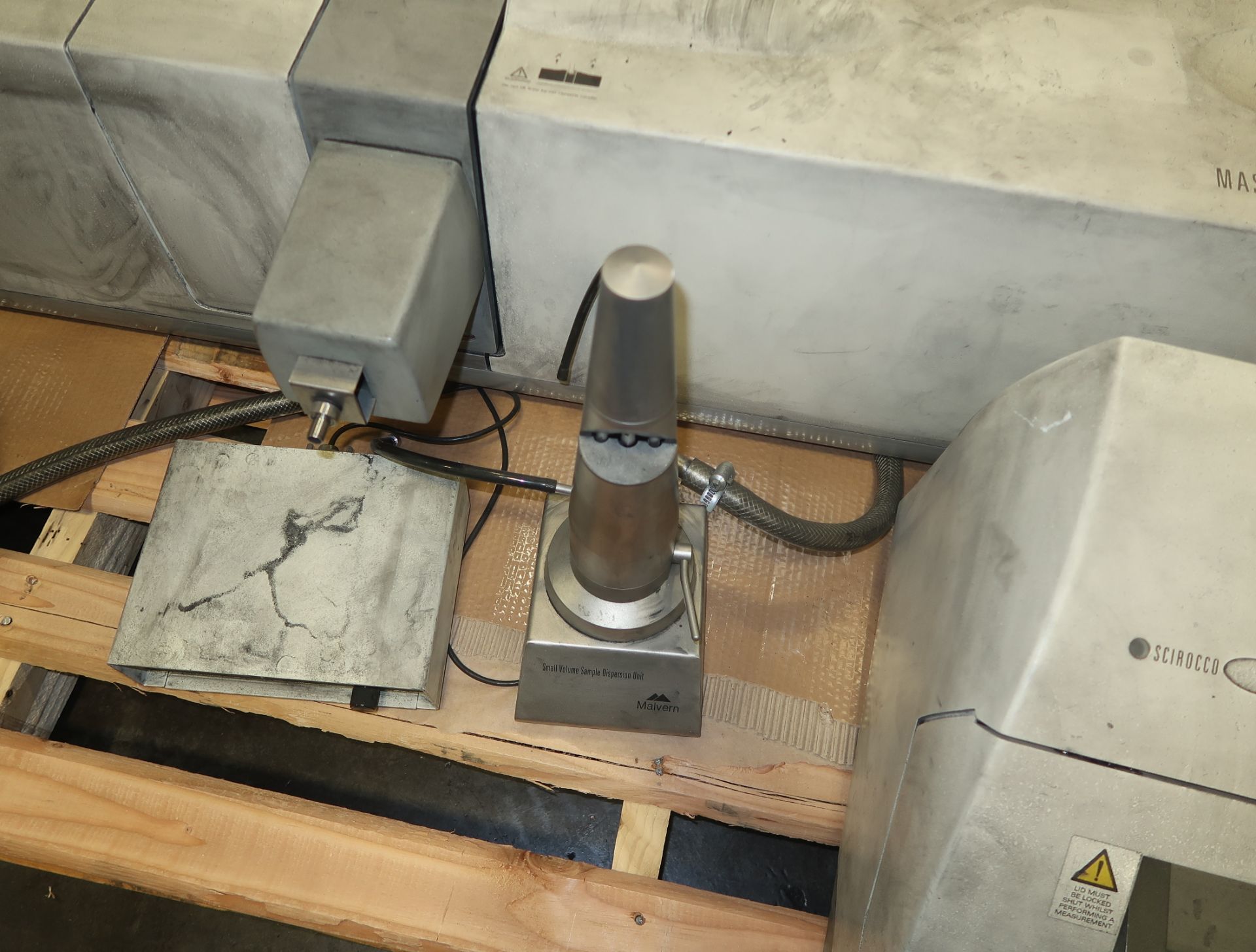 MALVERN MASTERSIZER 2000 LASER PARTICLE ANALYZER MLD. ADA2000 SN. MAL ...