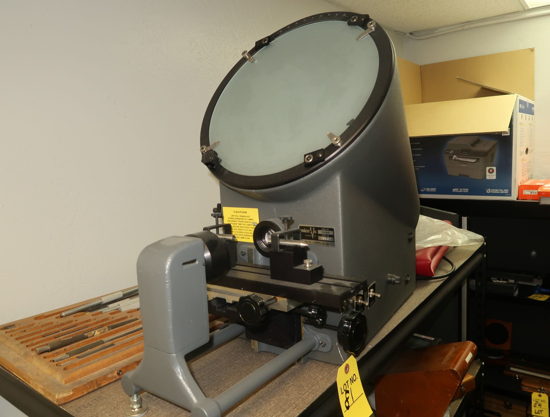 MICRO-VU OPTICAL COMPARATOR MDL. 500HP