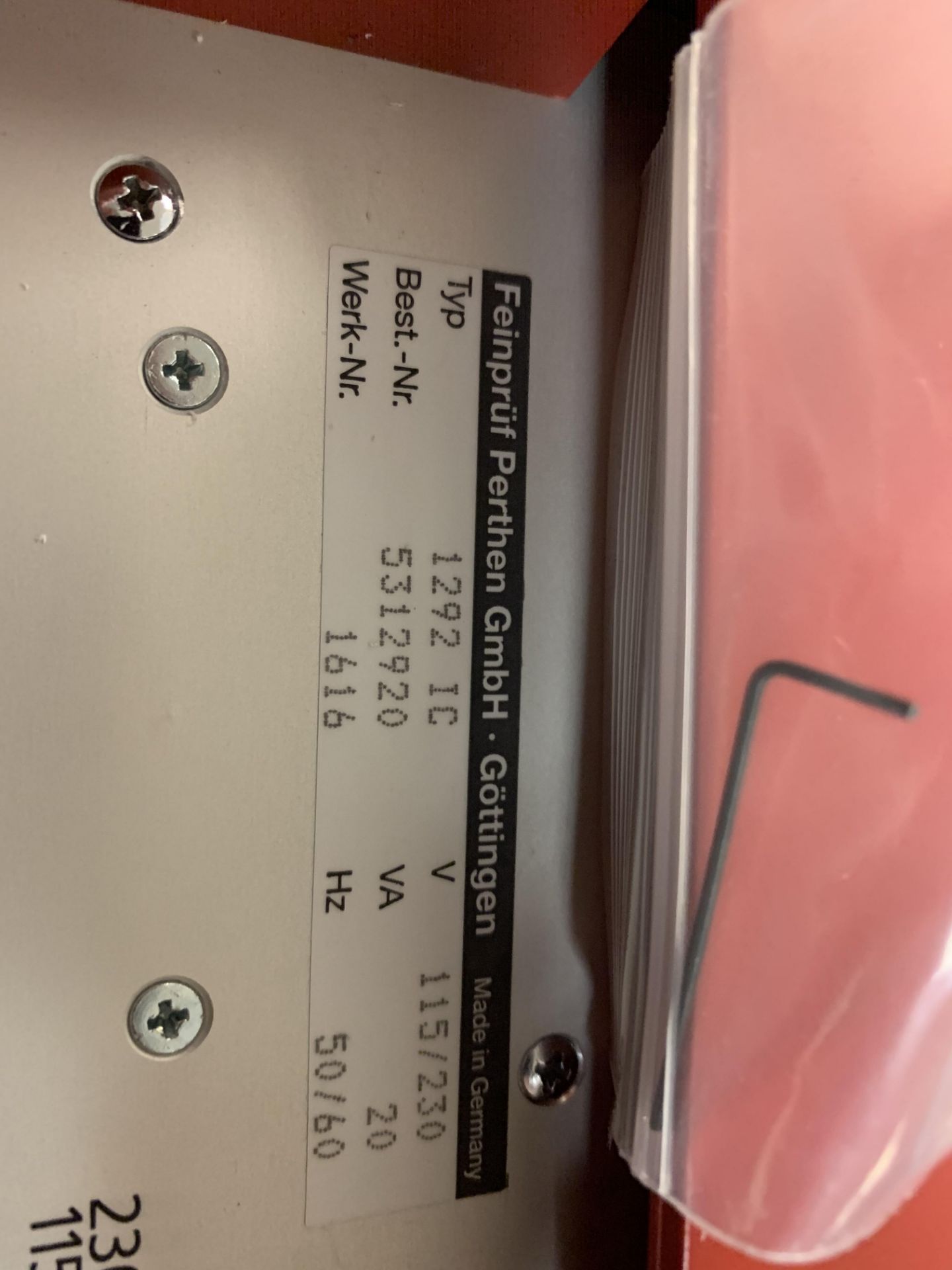 Mahr Feinpruf Model Type 1292IC Milligraph