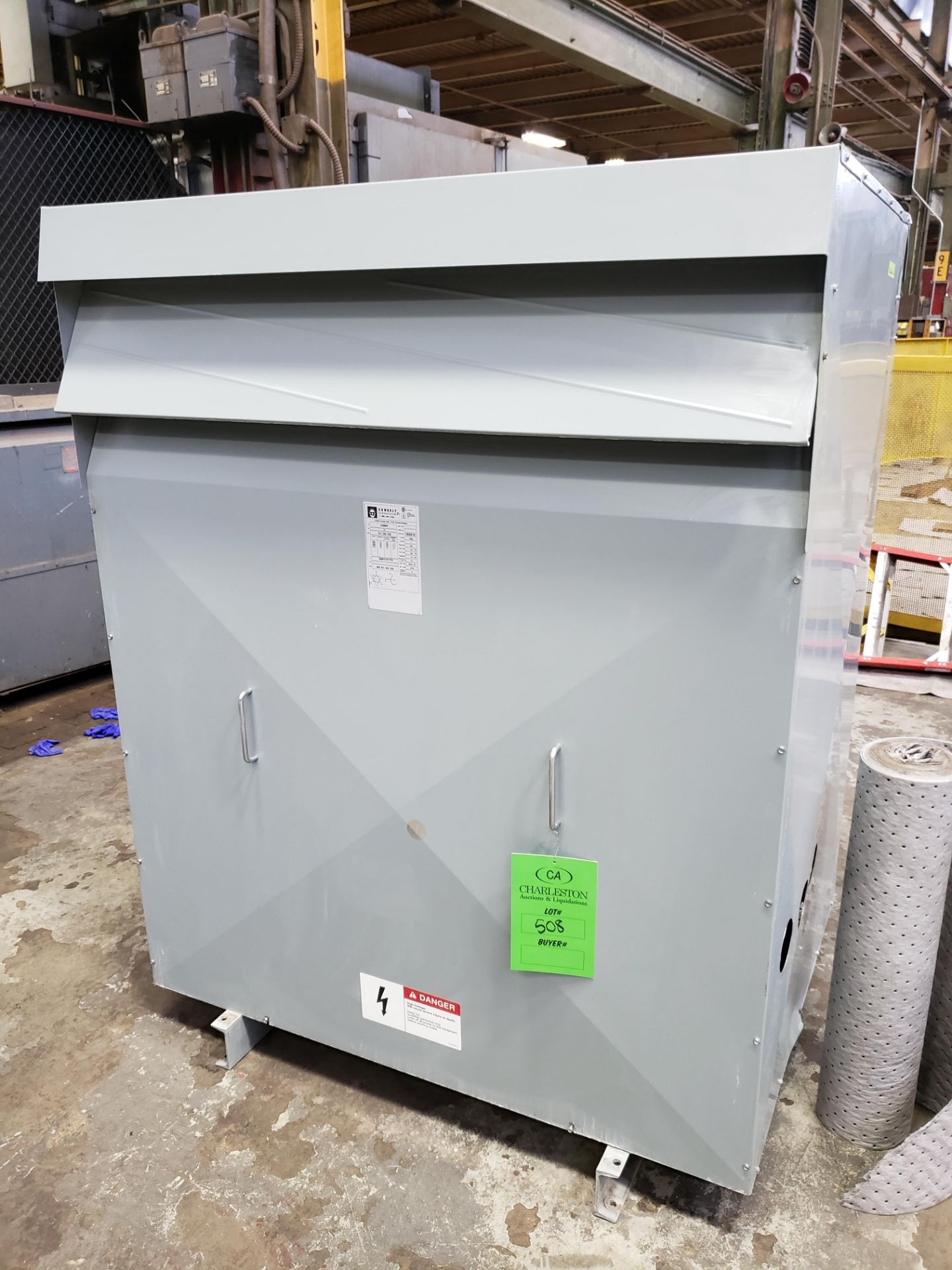 SUNBELT TRANSFORMER 3 PHASE DRY DUTY HV-2400V BIL-20 750 KVA PART ...