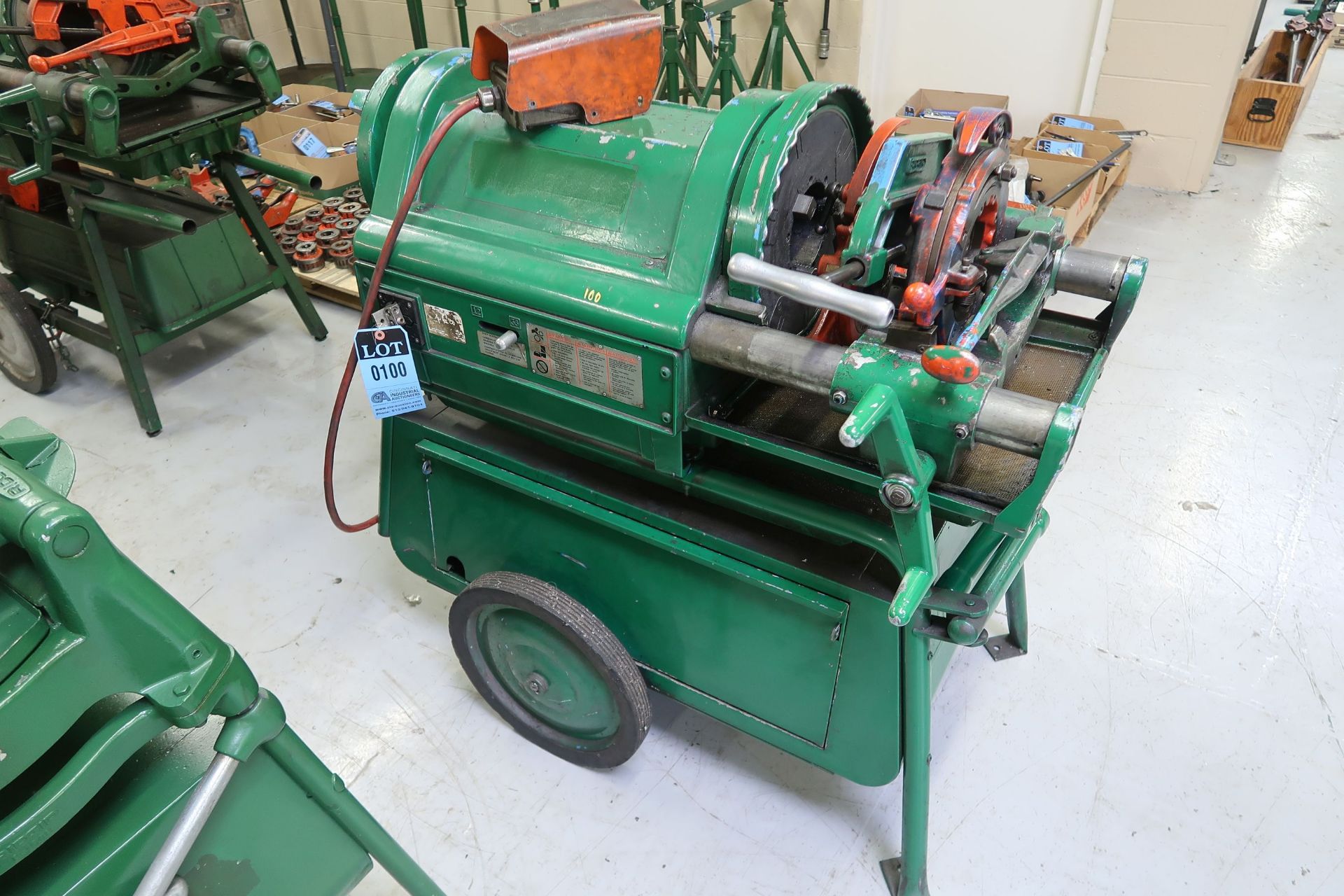 { Choice of lots: 98, 99, 100 } RIDGID MODEL 1224 PORTABLE ELECTRIC ...