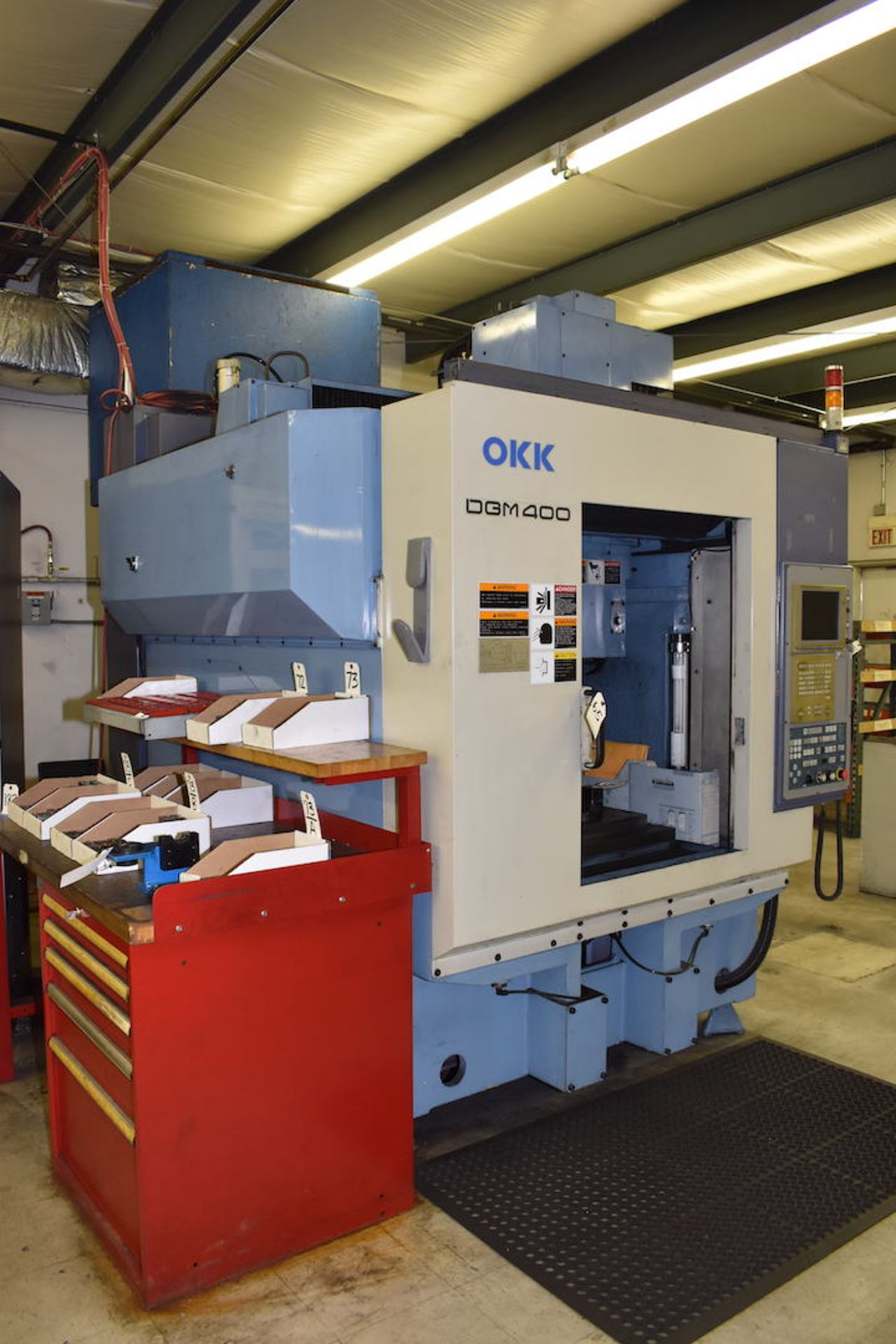 2001 OKK Model DGM 400 CNC High Speed Vertical Graphite Milling Machine ...