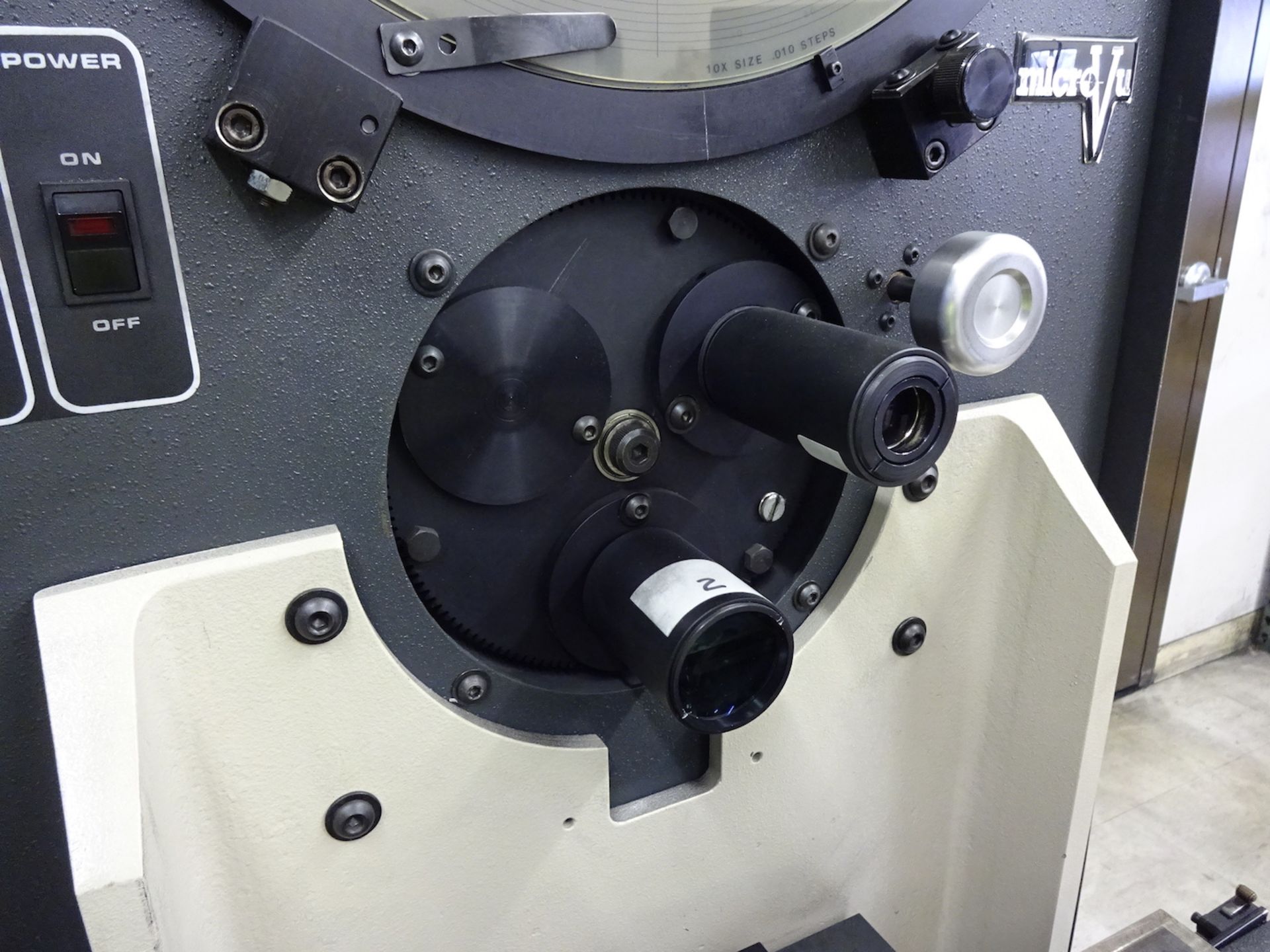 Micro Vu 14 in. Model Century 201 Optical Comparator, S/N 540, Edge ...