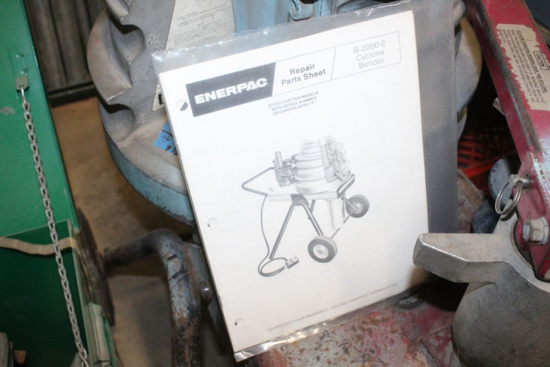 ENERPAC MODEL B-2000-2 CYCLONE BENDER